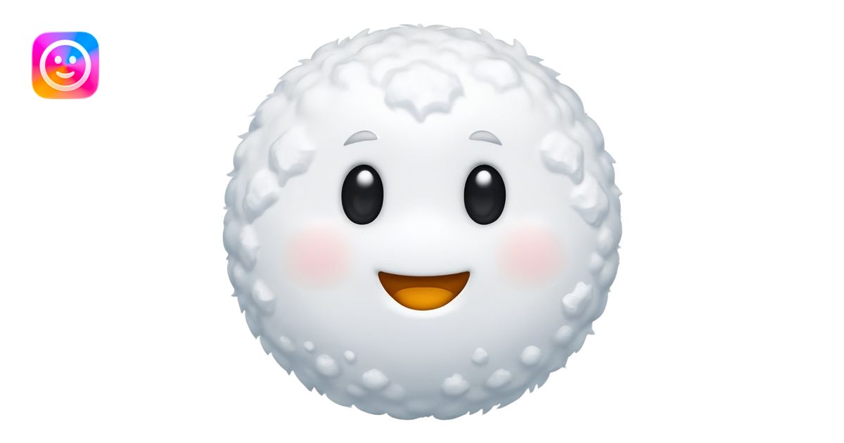 snowball emoji | AI Emoji Generator