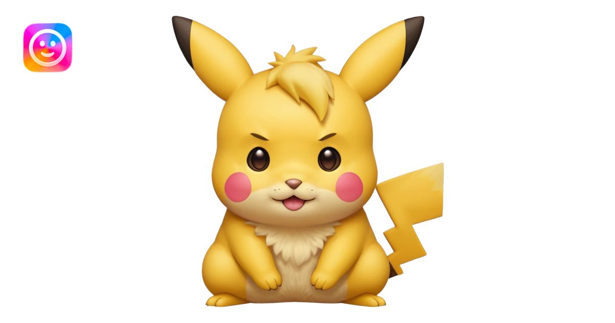 sus pikachu emoji | AI Emoji Generator