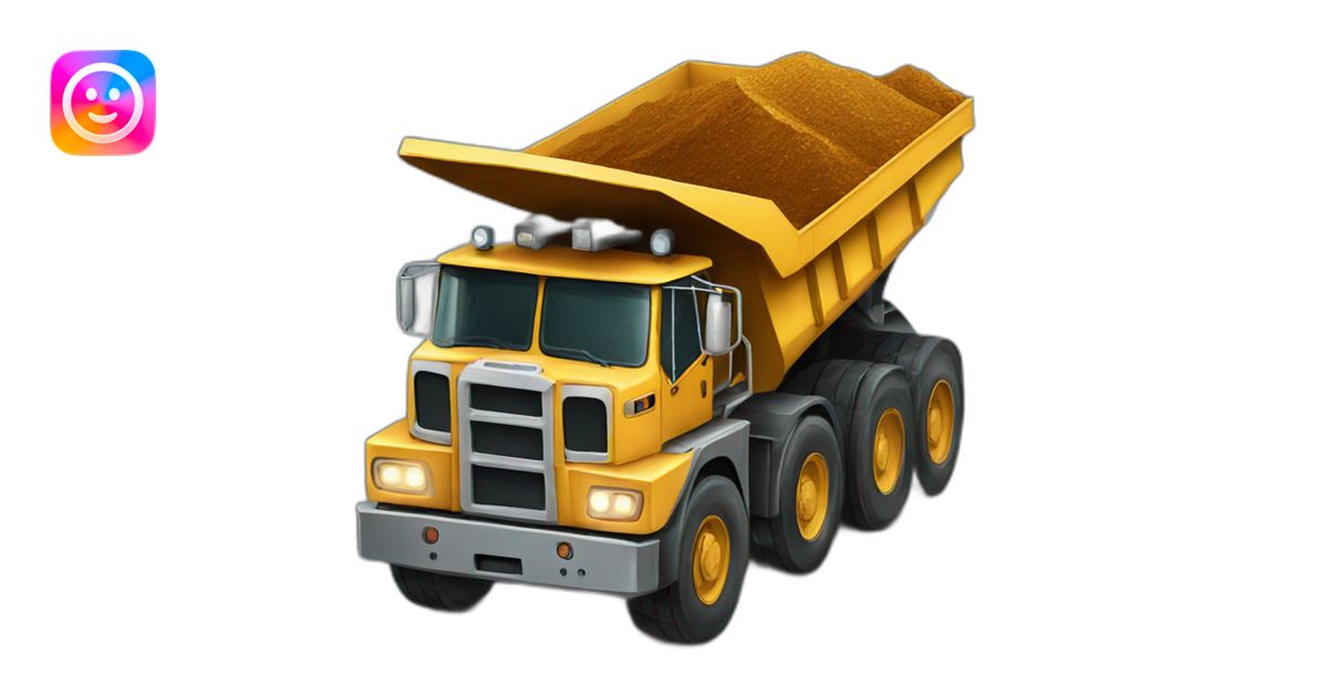 mining truck emoji | AI Emoji Generator