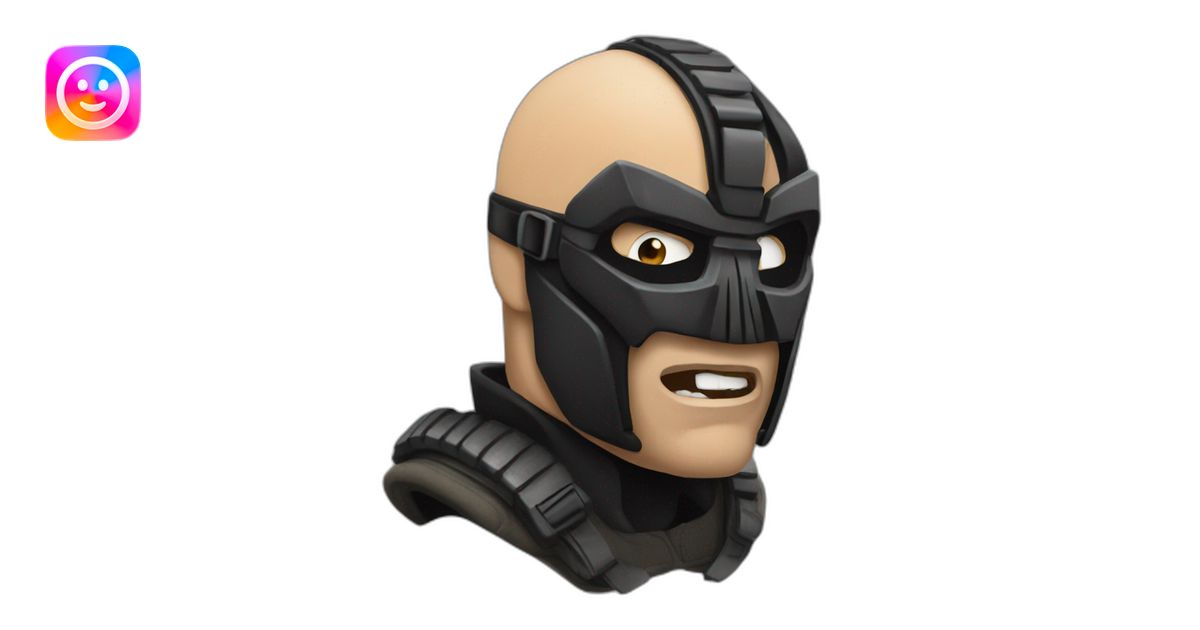 Bane The Dark Knight Rises emoji | AI Emoji Generator