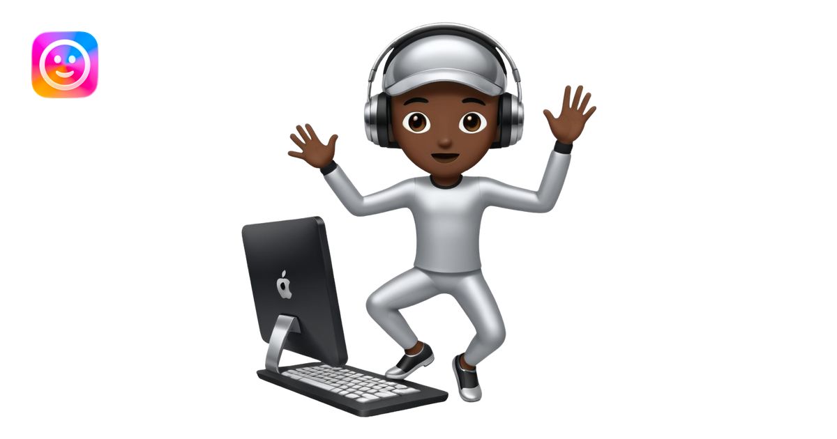 dancing computer emoji | AI Emoji Generator