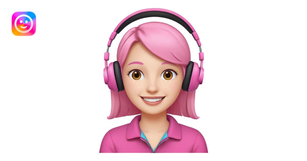 pink video call emoji | AI Emoji Generator