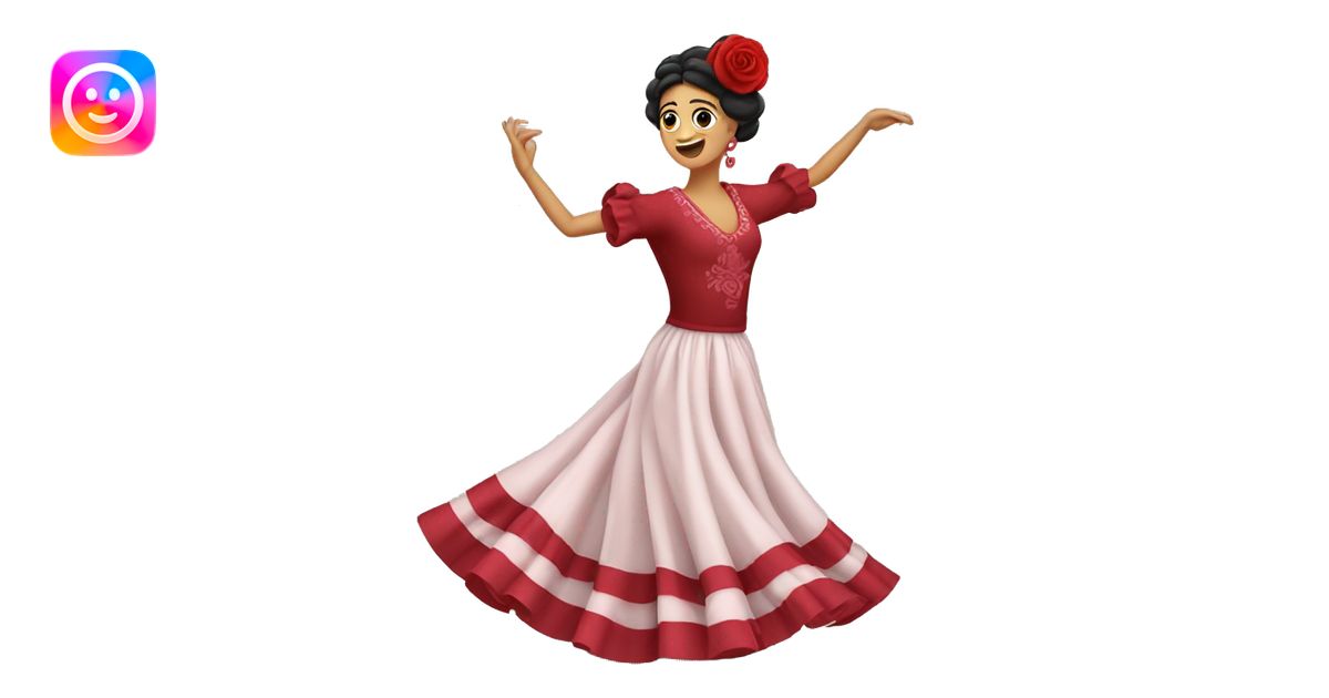 Flamenca spinning emoji | AI Emoji Generator