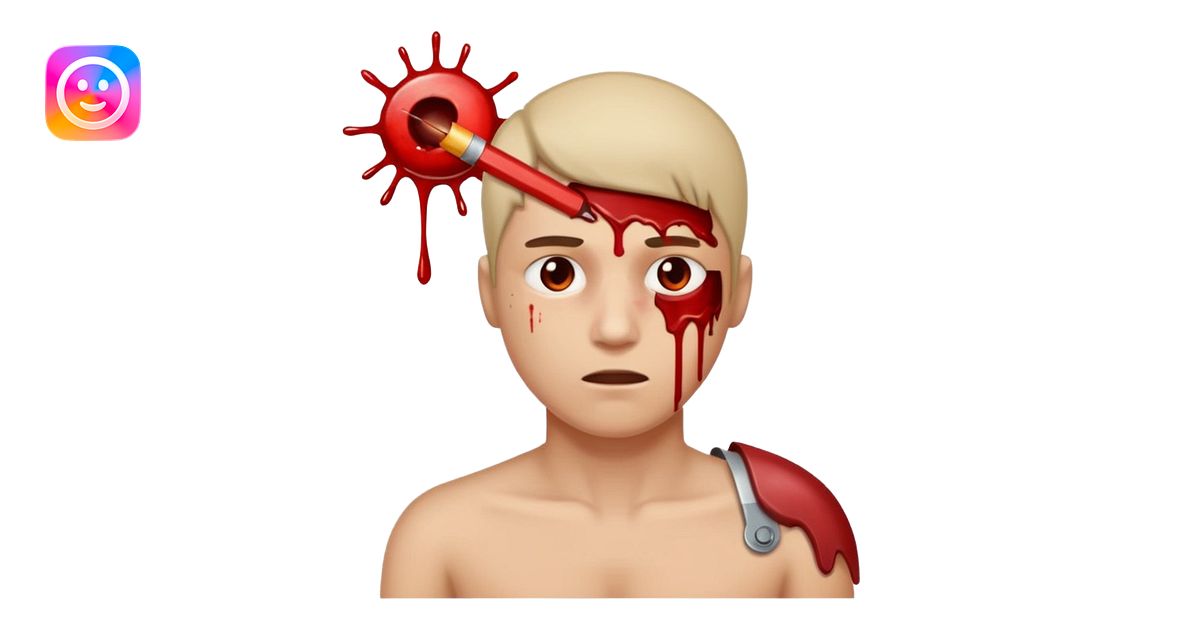 taliban shoulder with gunshot wound to the head emoji | AI Emoji Generator