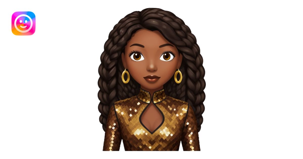 Brandy Norwood with long dark brown hair, dark brown sequin outfit ...