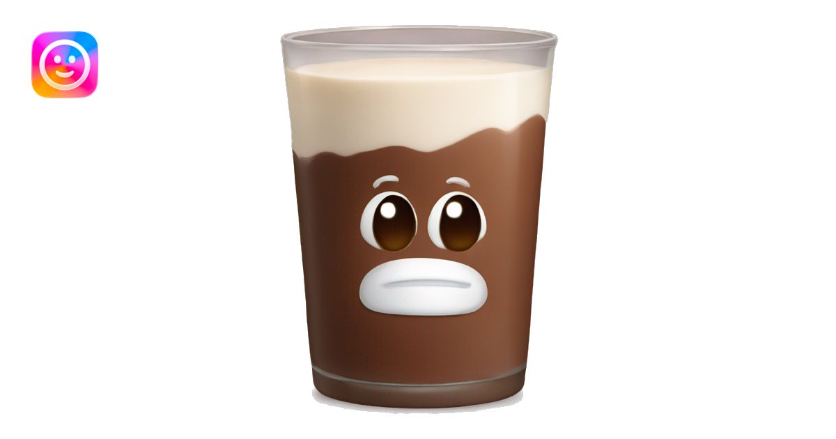 Chocolate milk emoji | AI Emoji Generator