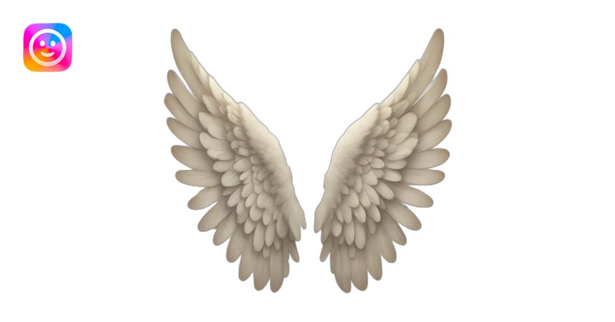 Angel wings emoji | AI Emoji Generator