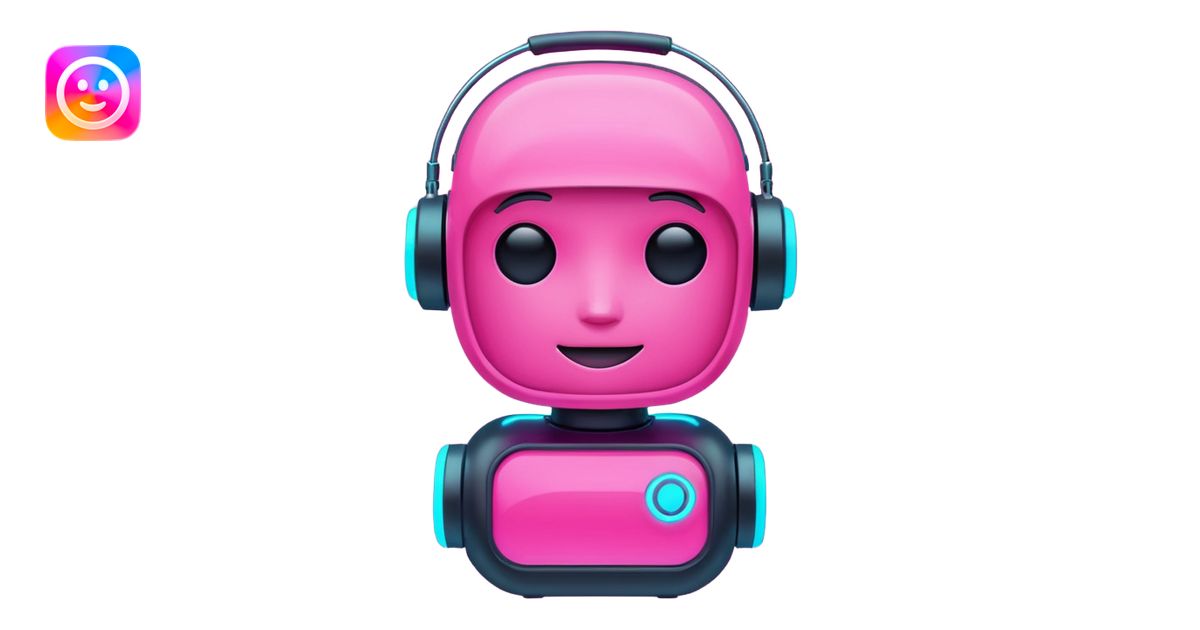 pink chat gpt ai emoji | AI Emoji Generator