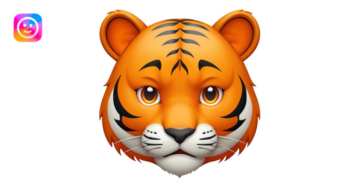 crying sad tiger face for Twitch emote emoji | AI Emoji Generator