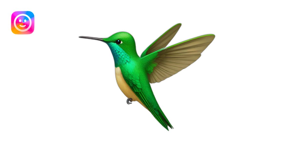 Humming-bird emoji | AI Emoji Generator