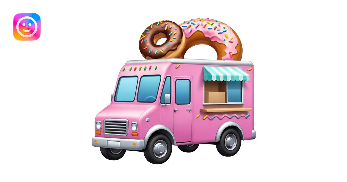 amazing donut truck emoji | AI Emoji Generator