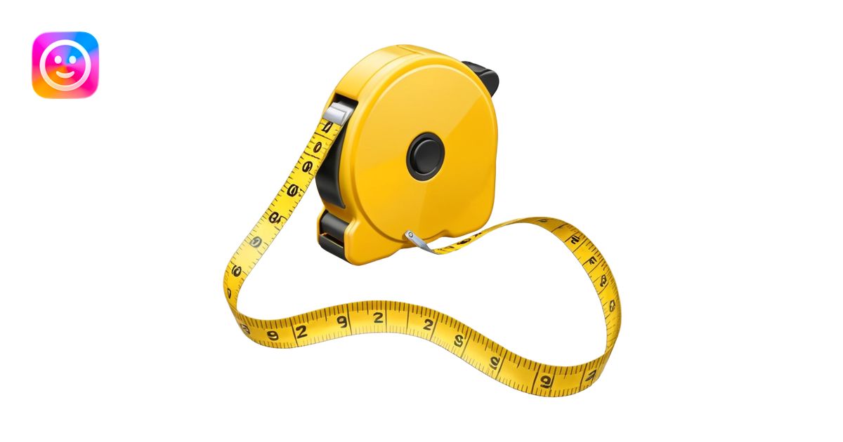 Sewing Essential measuring-tape emoji | AI Emoji Generator
