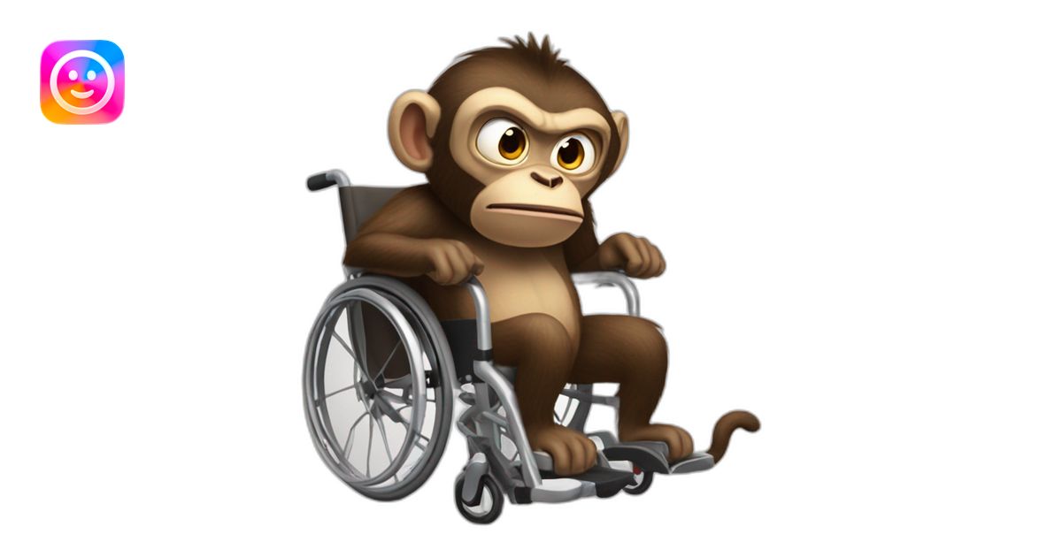 angry monkey with small ferocious rollins eyes rides really cute ...