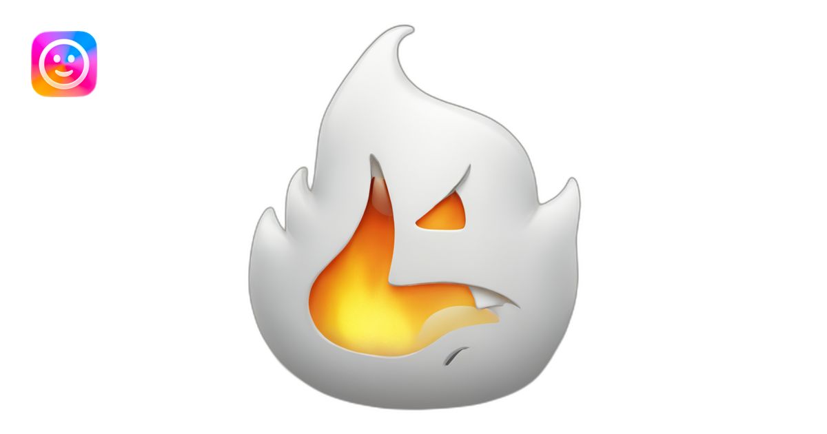 Angry flame emoji | AI Emoji Generator