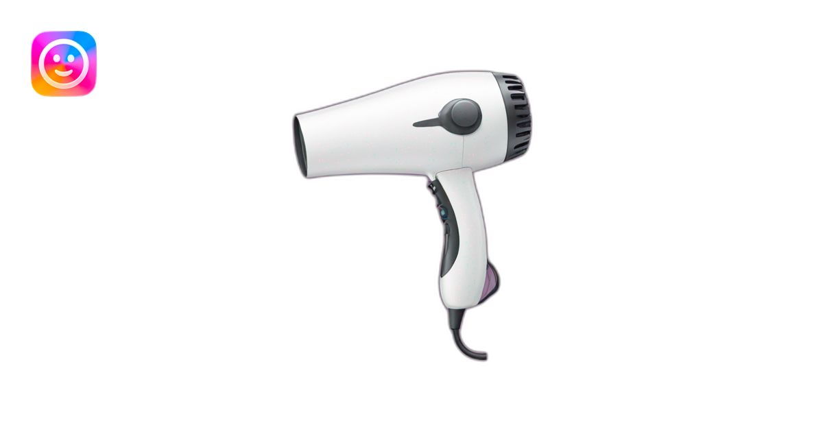 hair dryer emoji | AI Emoji Generator