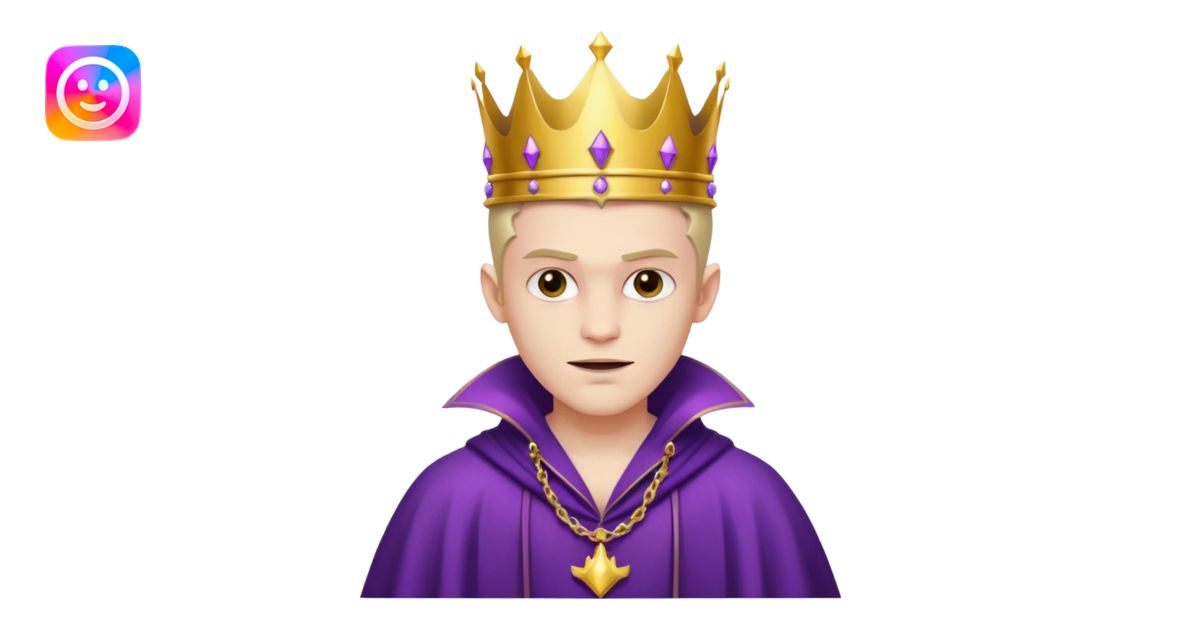 Vampire King, Young vampire king in purple robe, wearing a crown ...