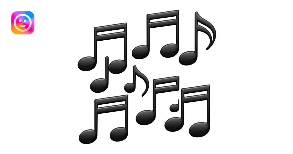 musical notes emoji | AI Emoji Generator
