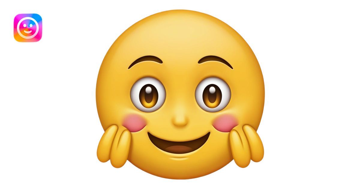 Side eye emoji with smiley guilty face emoji | AI Emoji Generator