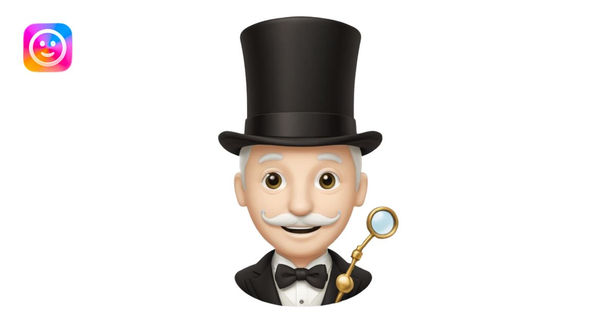 monopoly man emoji emoji | AI Emoji Generator