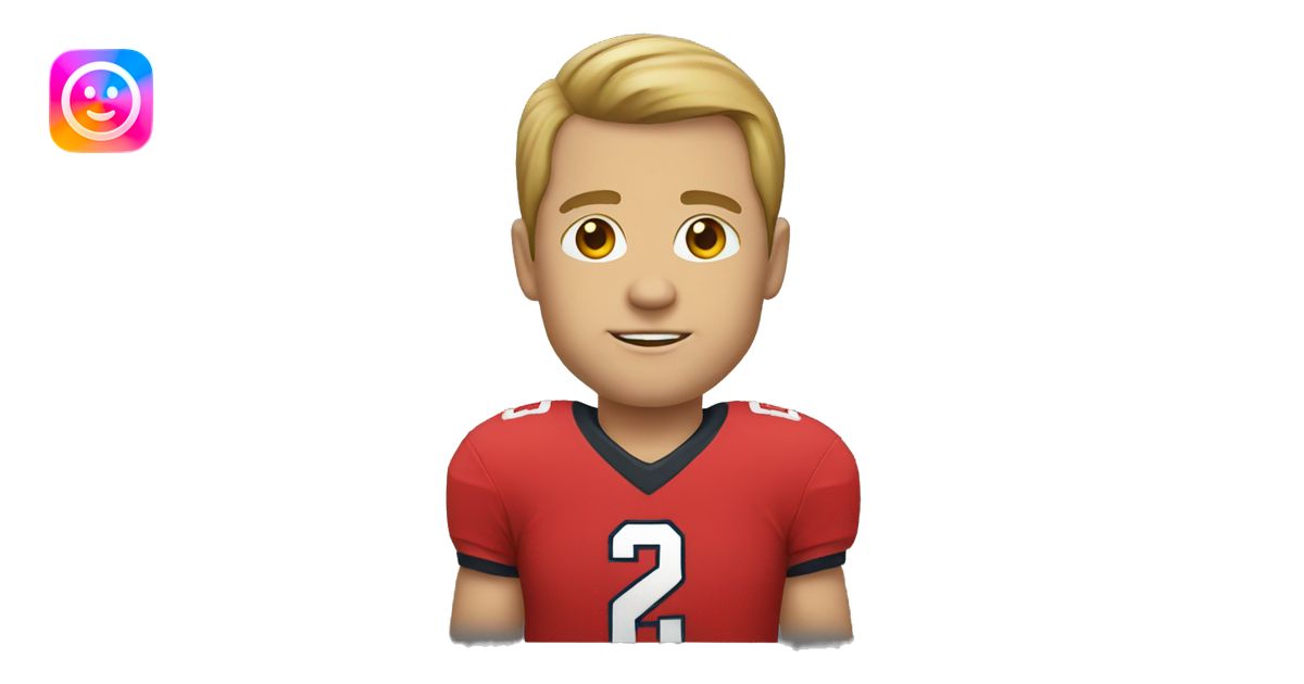 nfl red shirt emoji | AI Emoji Generator
