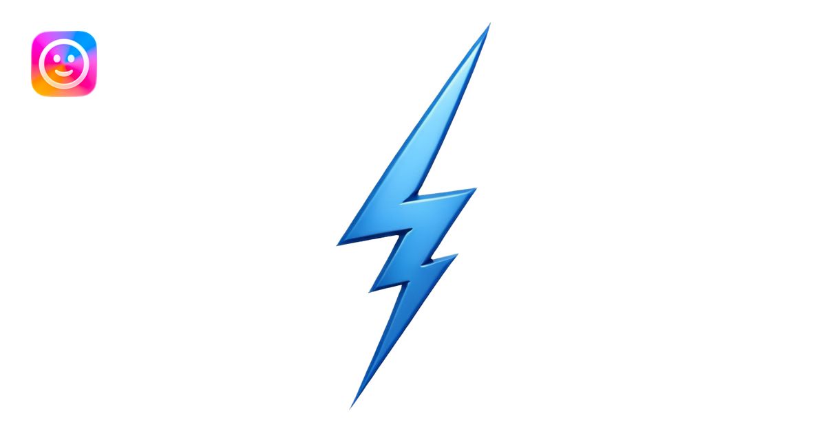 thunder logo emoji | AI Emoji Generator