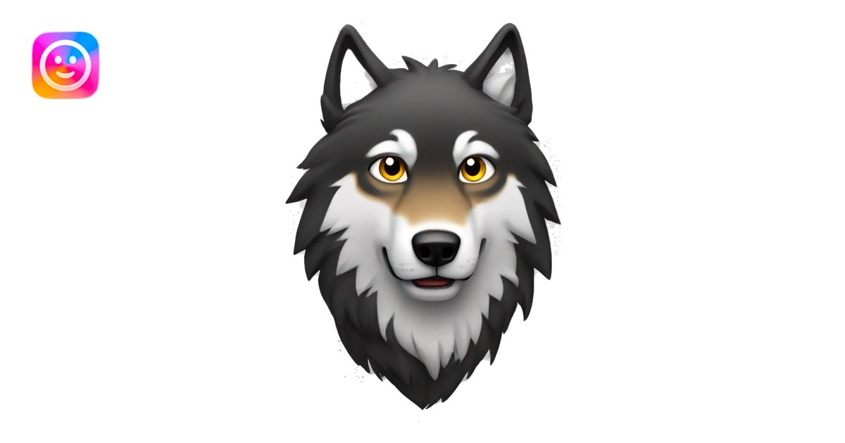alpha wold howling emoji | AI Emoji Generator
