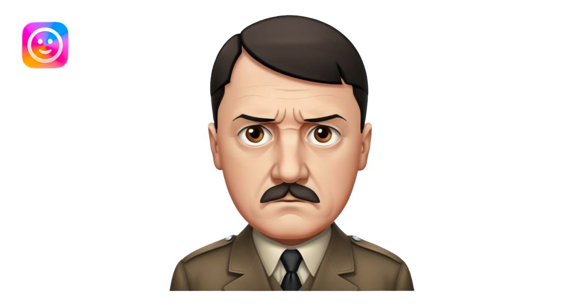 Adolf h nazi emoji | AI Emoji Generator
