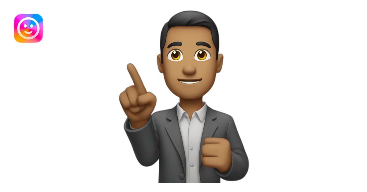 pointing forward emoji | AI Emoji Generator