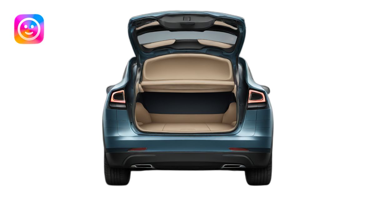 Tesla trunk emoji | AI Emoji Generator