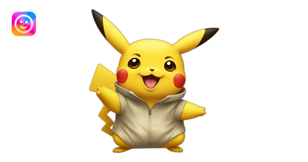 pikachu feliz emoji | AI Emoji Generator