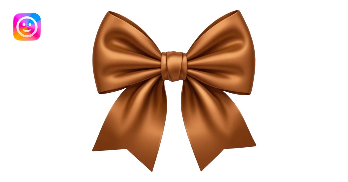 laço marrom emoji | AI Emoji Generator