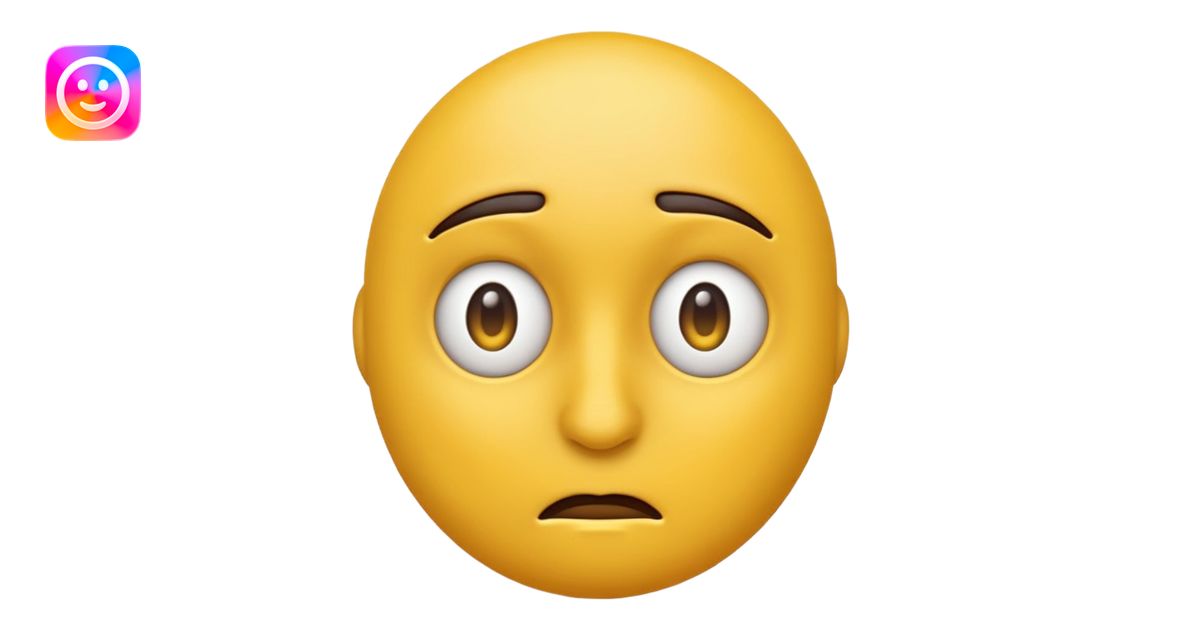 Emoji that is bombastic side eye with no nose emoji | AI Emoji Generator
