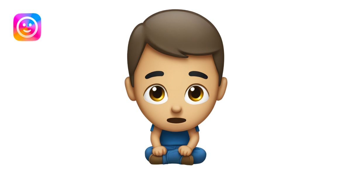 A person on their knees in disbelief emoji | AI Emoji Generator