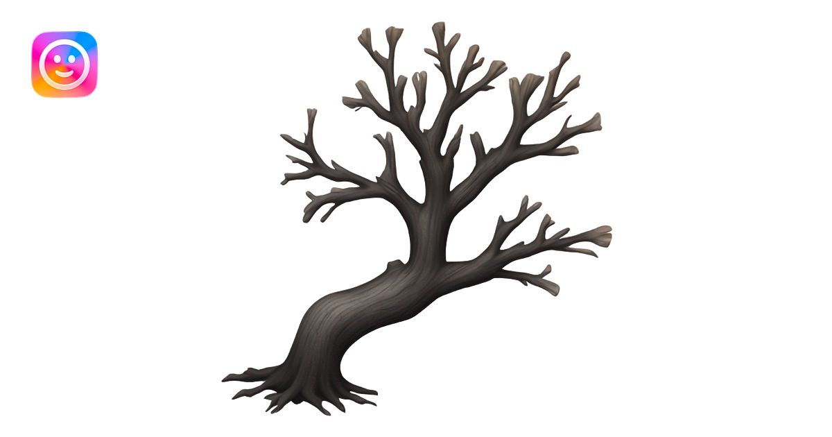 charred tree emoji | AI Emoji Generator