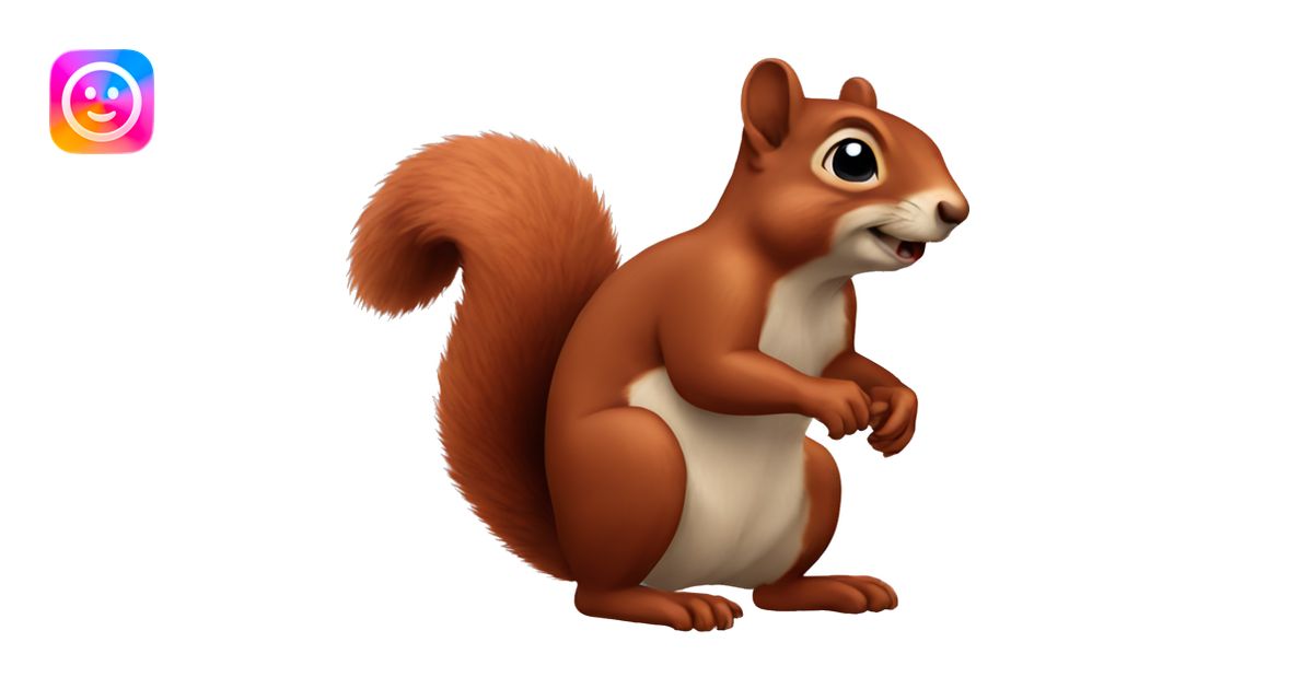 Squirrel emoji | AI Emoji Generator