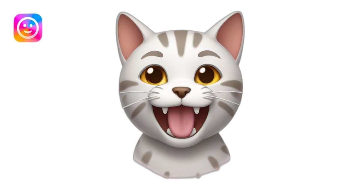 Cat shaking emoji | AI Emoji Generator