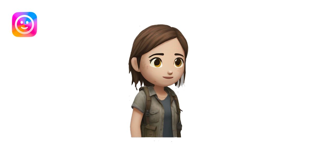 Ellie the last of us emoji | AI Emoji Generator