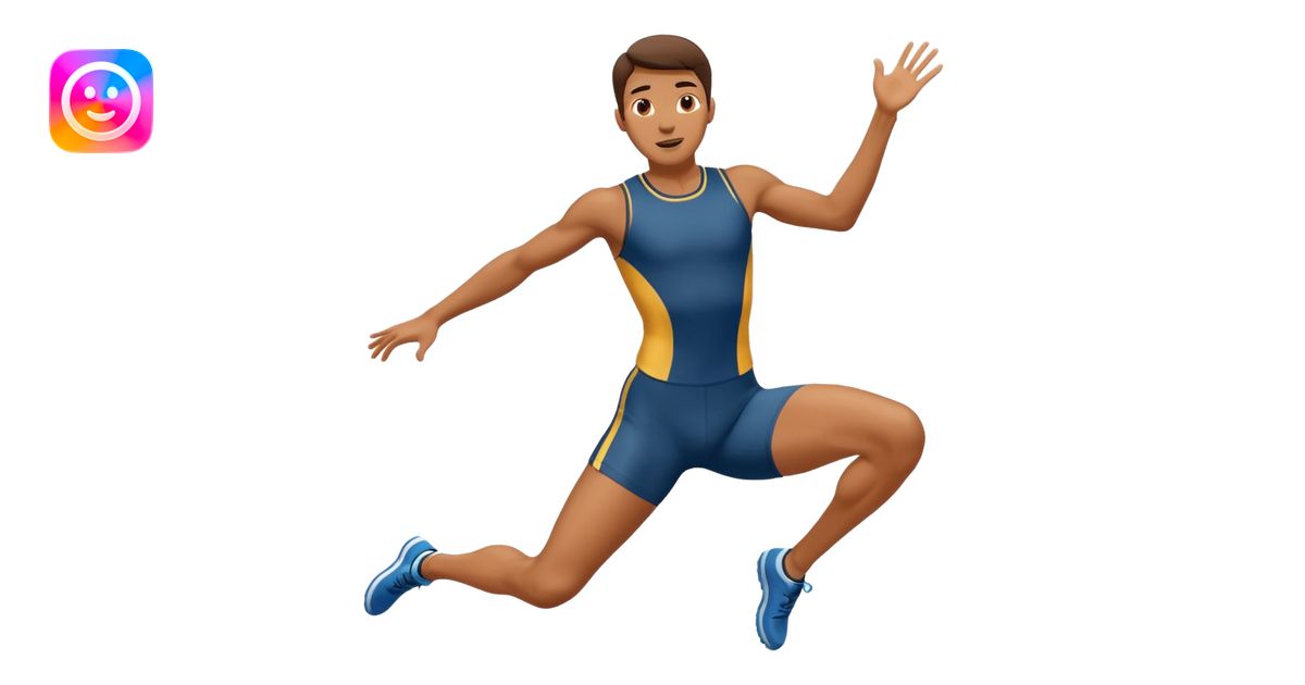 long jump emoji | AI Emoji Generator