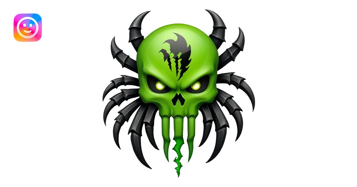 Generate logo of monster energy emoji | AI Emoji Generator