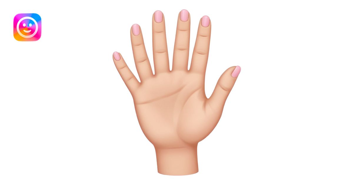 Stick only the pinky finger up, the rest of the fingers down emoji | AI ...
