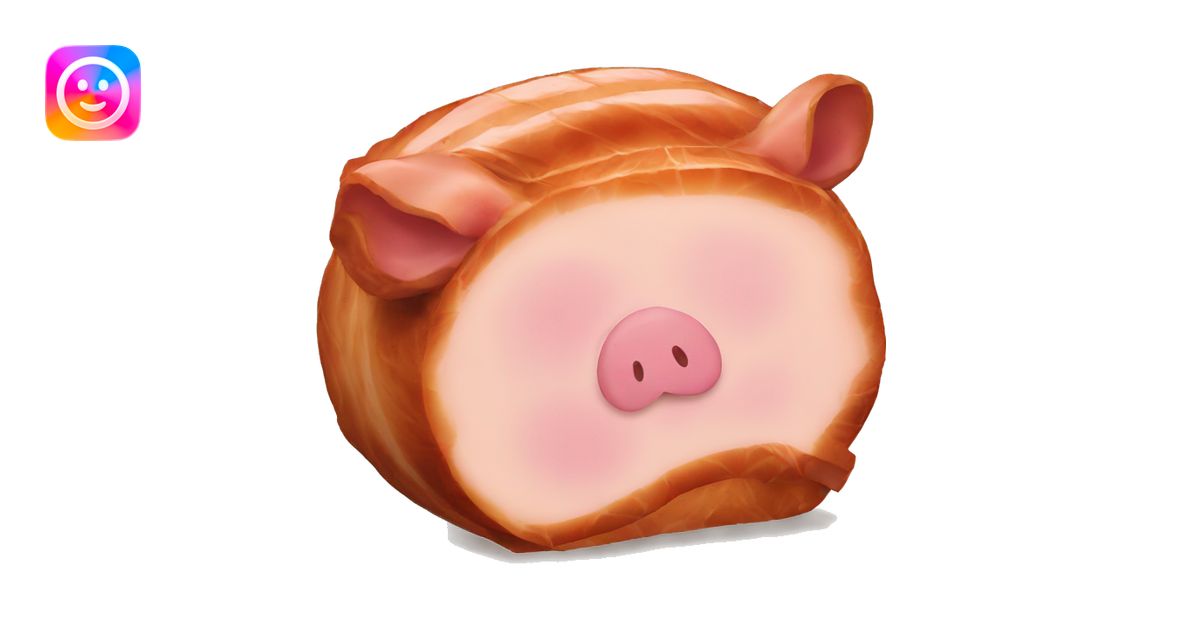 Roast pork emoji | AI Emoji Generator