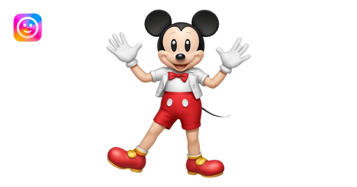 Mickey mouse dancing emoji | AI Emoji Generator