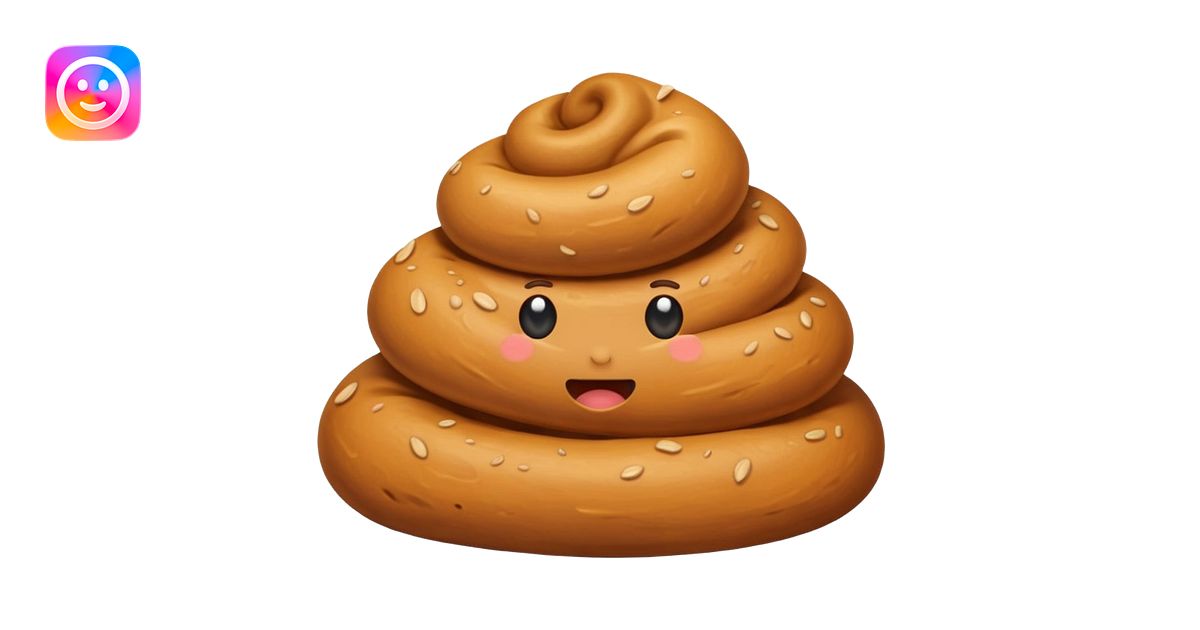 une diarrhée de caca emoji | AI Emoji Generator