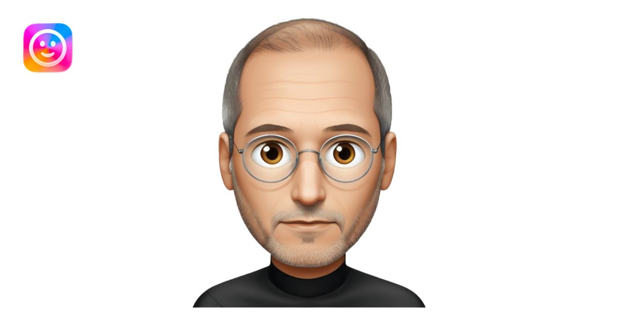 Steve Jobs emoji | AI Emoji Generator