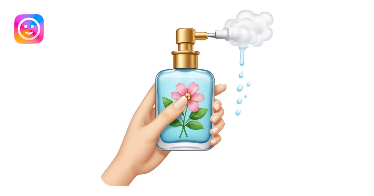 spraying perfume emoji | AI Emoji Generator