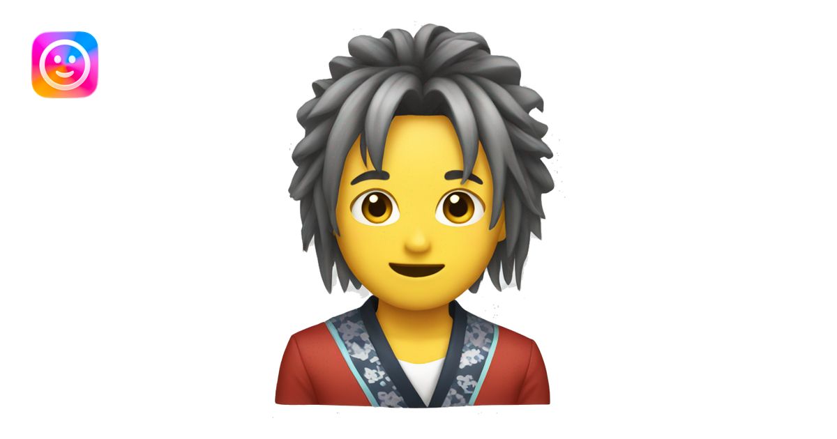 Japanese hair band emoticon emoji | AI Emoji Generator