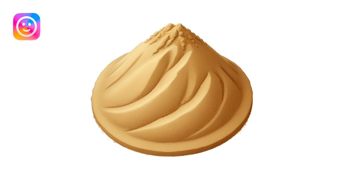 a sand themed yes emoji | AI Emoji Generator