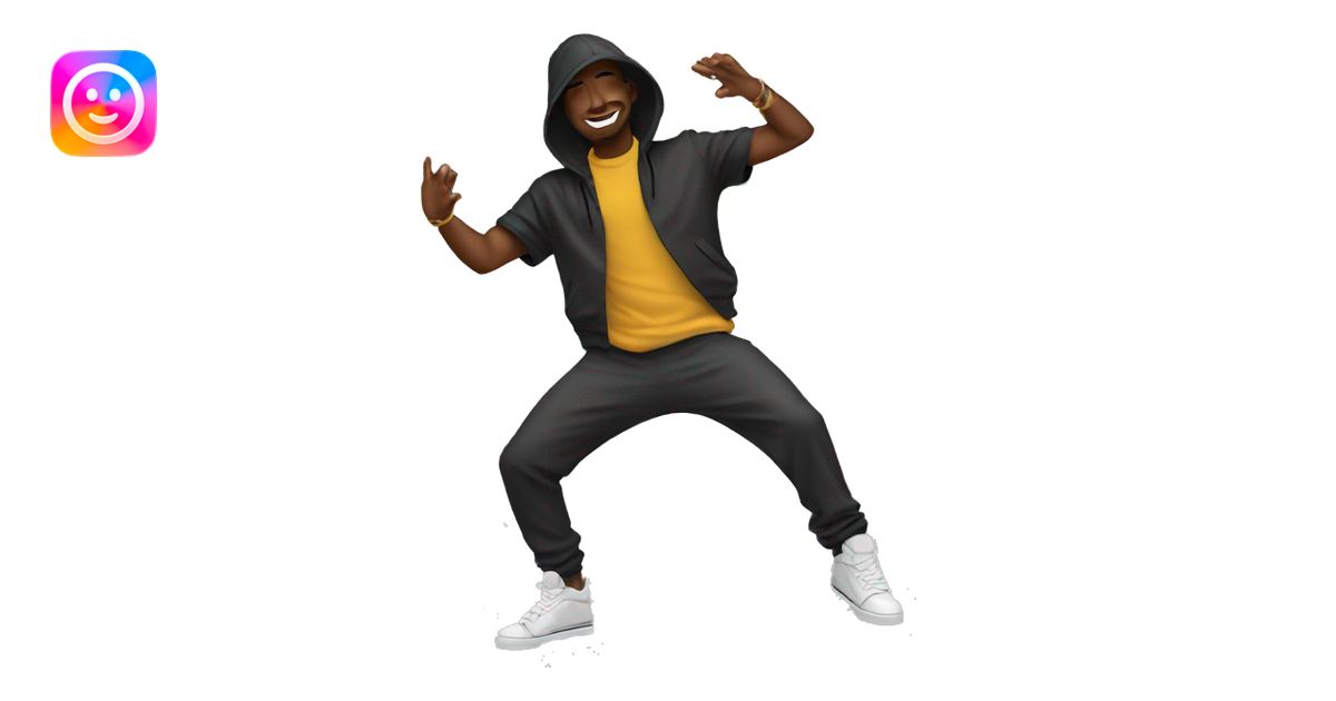dance hip hop emoji | AI Emoji Generator