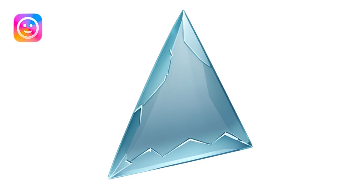 broken glass shard emoji | AI Emoji Generator