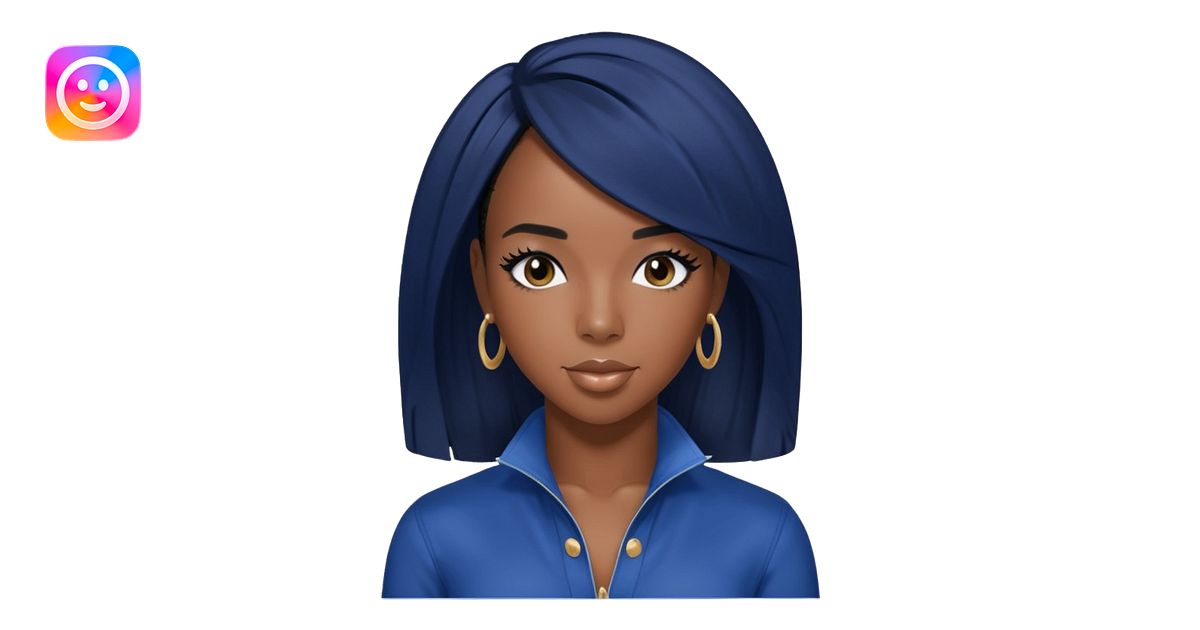 Kelly Rowland from Destiny's Child with jet black hair, indigo outfit ...